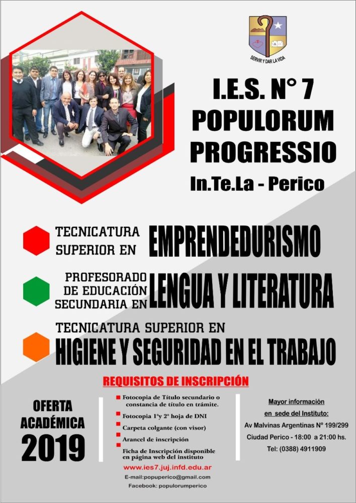 SEDE PERICO – Instituto de Educación Superior Nº 7 "Populorum ...